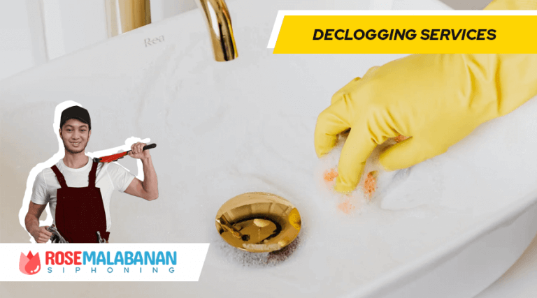 Declogging - Rose Malabanan Siphoning Services